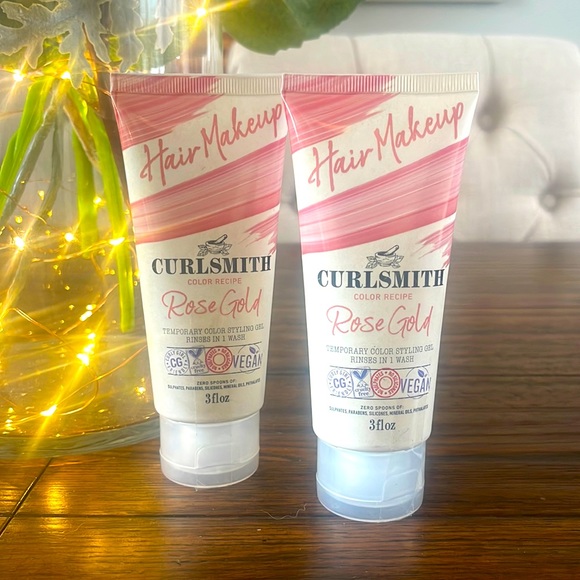 Sephora | Hair | Curlsmith Set Of 2 Rose Gold Temporary Color Styling ...
